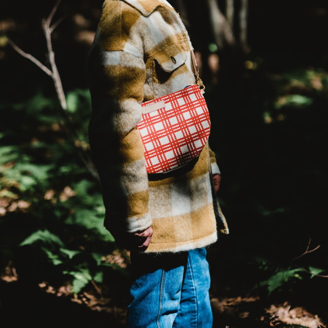 Plaid Half Moon - Etsy
