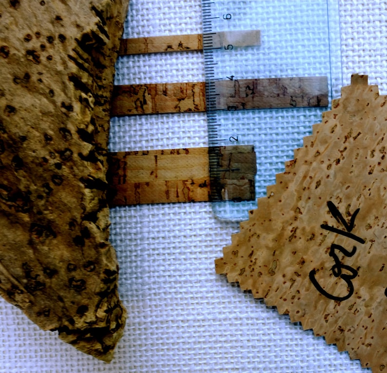 Natural Cork Strap 1cm Wide (3/8"), Pack W/ 2 Strips 1m/ (approx.) Yard ...