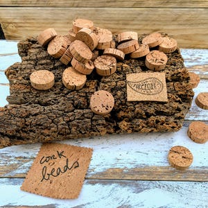 Original Cork Slices, Cork Discs, Sustainable Craft Supplies for DIY ...
