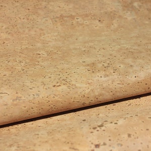 Genuine Natural Cork Fabric by the Meter- Vegan Leather Made From High ...