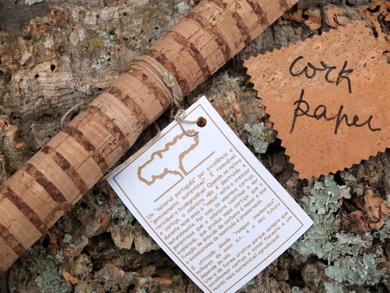 Eco Friendly Cork Paper Sheets Kraft Paper Backing | Etsy