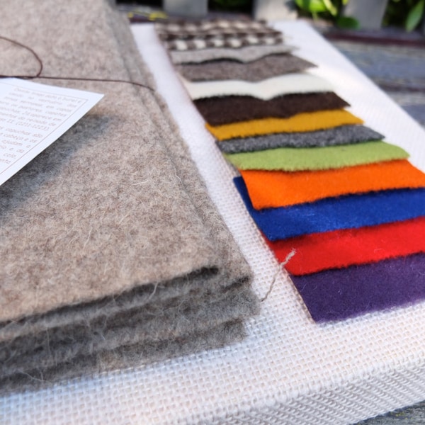 Felted Wool Fabric - Etsy