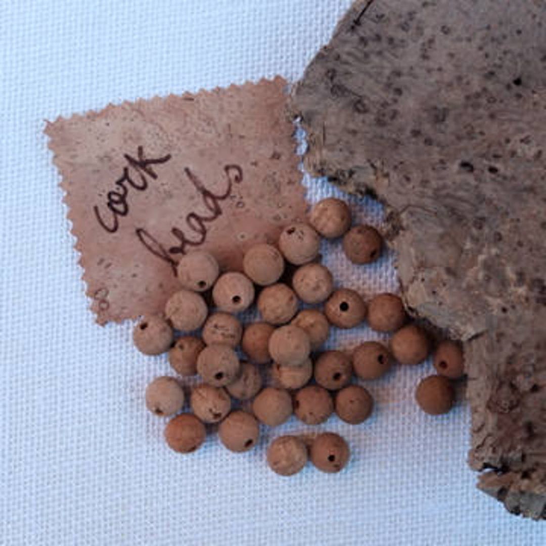 Round Cork Beads / Balls, 15mm 0.6", Sustainable DIY Jewelry, Pearls ...