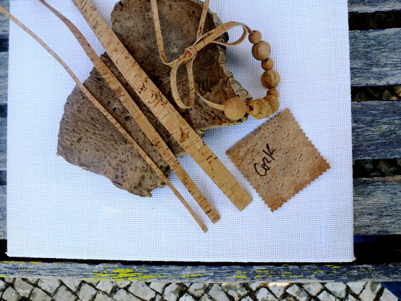 Natural Cork Strap 1cm Wide 3/8 Pack W/ 2 Strips 1m/ - Etsy