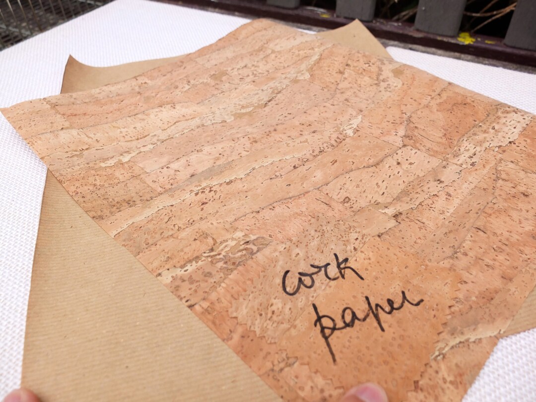 Cork Paper for Cardmaking, Half Linear Meter/yard Tags, Labels ...