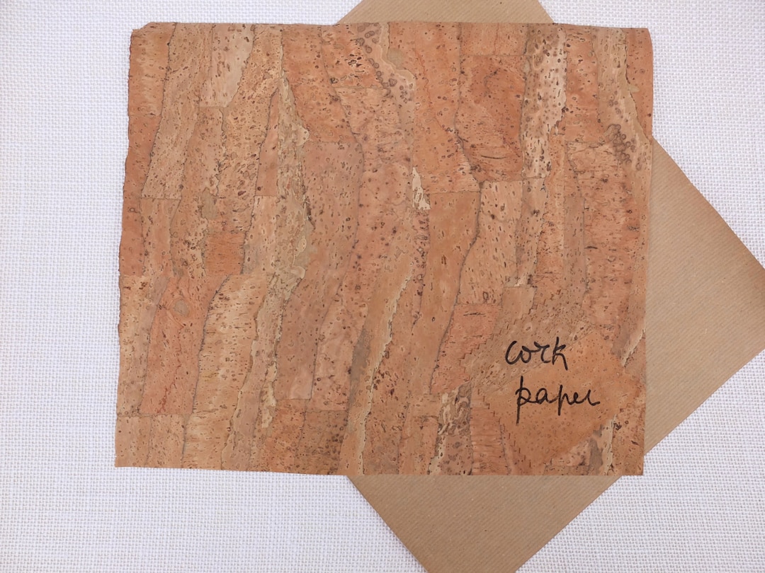 Earth Friendly Cork Paper, One Sided or Reversible, Scrapbooking ...