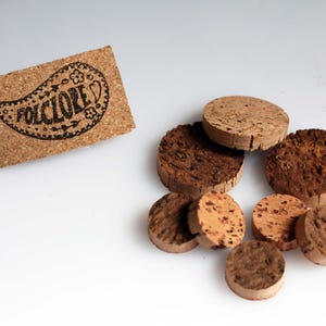 Original Cork Slices, Cork Discs, Sustainable Craft Supplies for DIY ...
