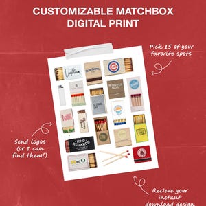 Custom Matchbox Digital Print | Personalized Matchbox Art | Choose Your ...