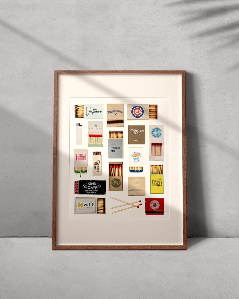Custom Matchbox Digital Print | Personalized Matchbox Art | Choose Your ...