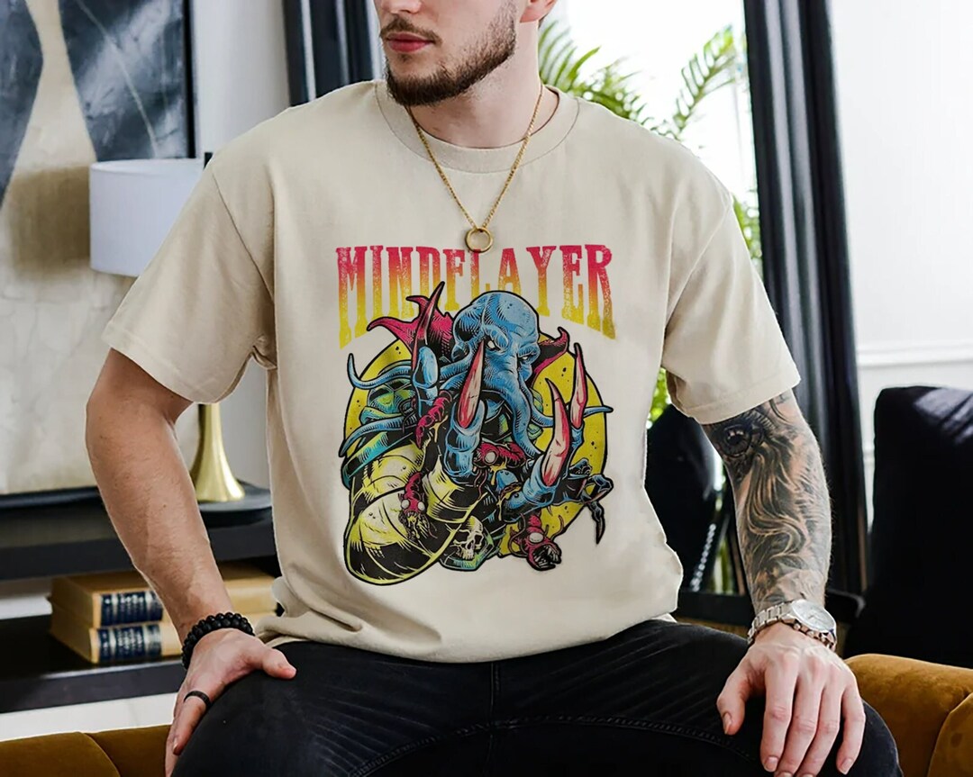 Mind Flayer BG3 Fan Tshirt for Gamer, Laezel Appareal, BG3 Karlach ...