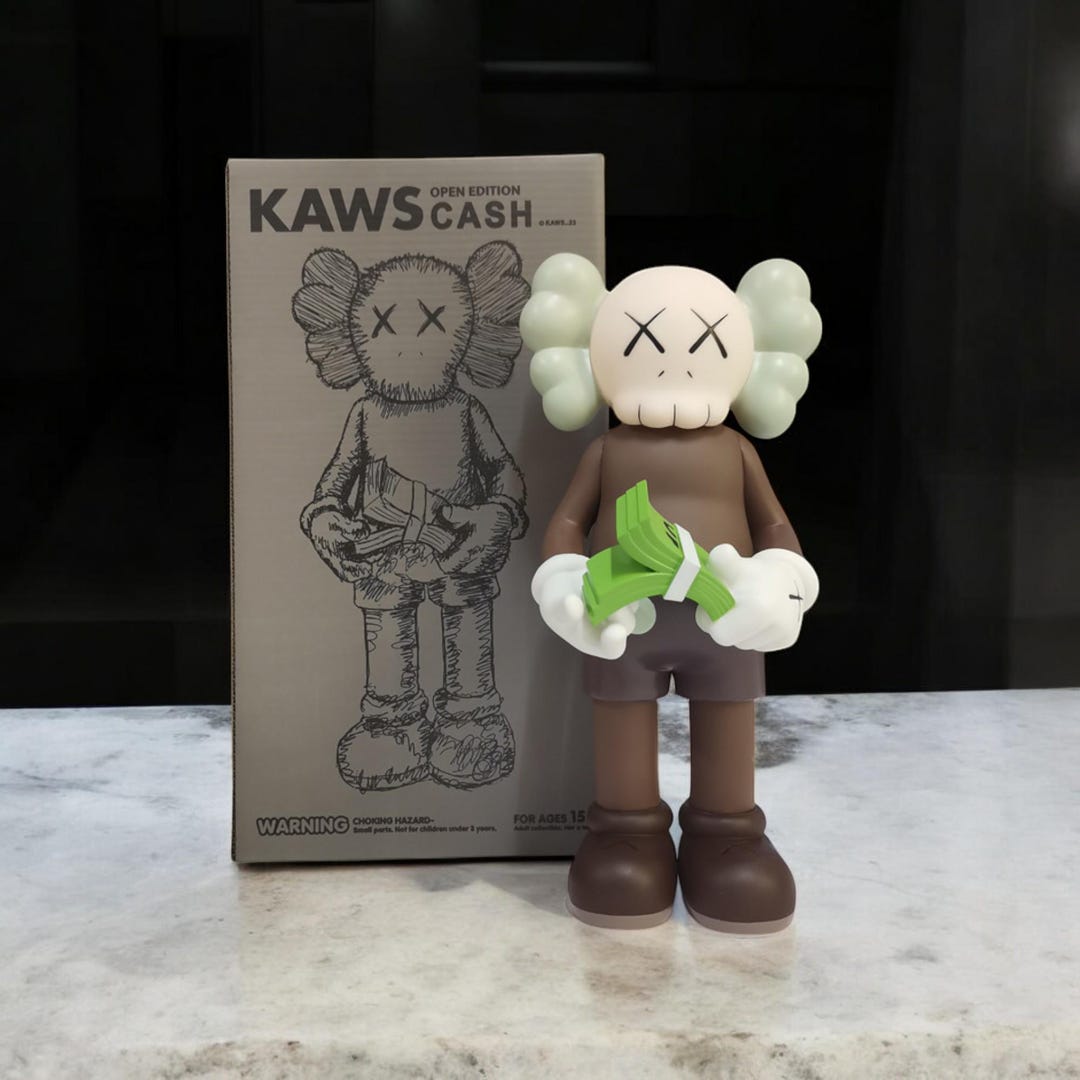 Kaws-inspired Money Counting Statue Modern Art Decor for Home & Office ...