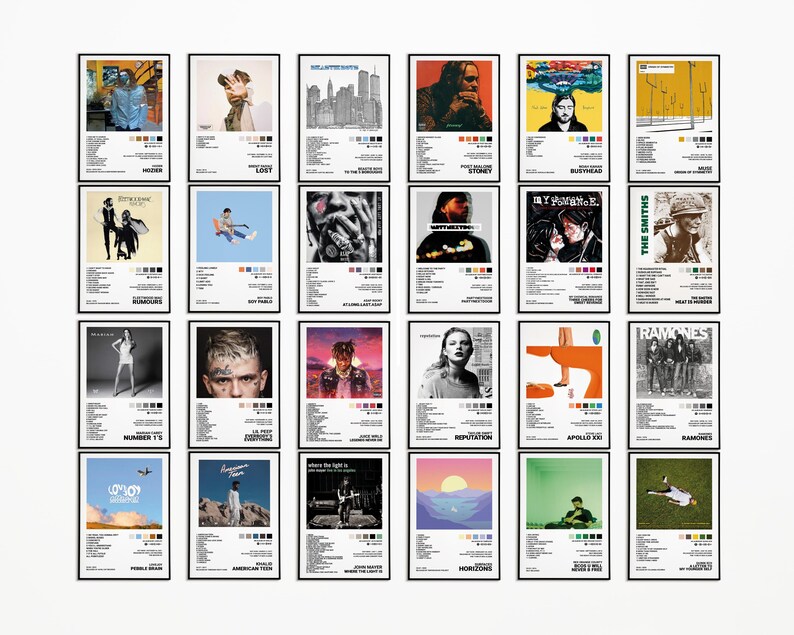 650 Album Poster Music Album Cover Posters, Album Art Prints, Albums ...