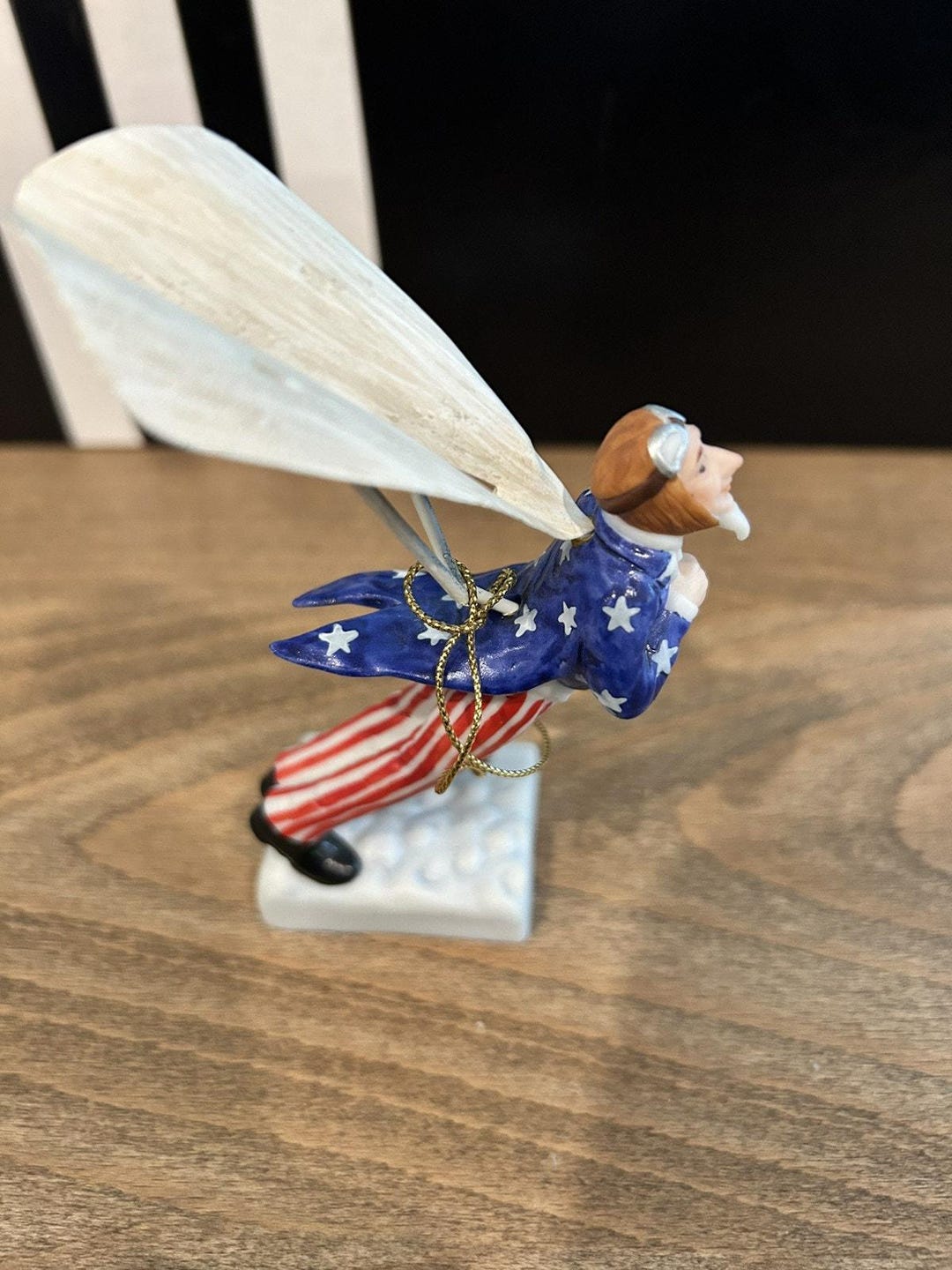 Norman Rockwell Figurine / Ornament 2002 Uncle Sam Takes Wings - Etsy
