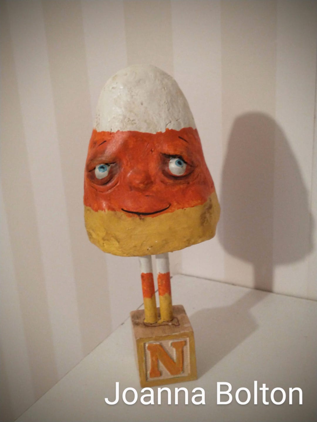 Corn Candy - Paper Mache - Unique Figure - Halloween Figure, Halloween ...