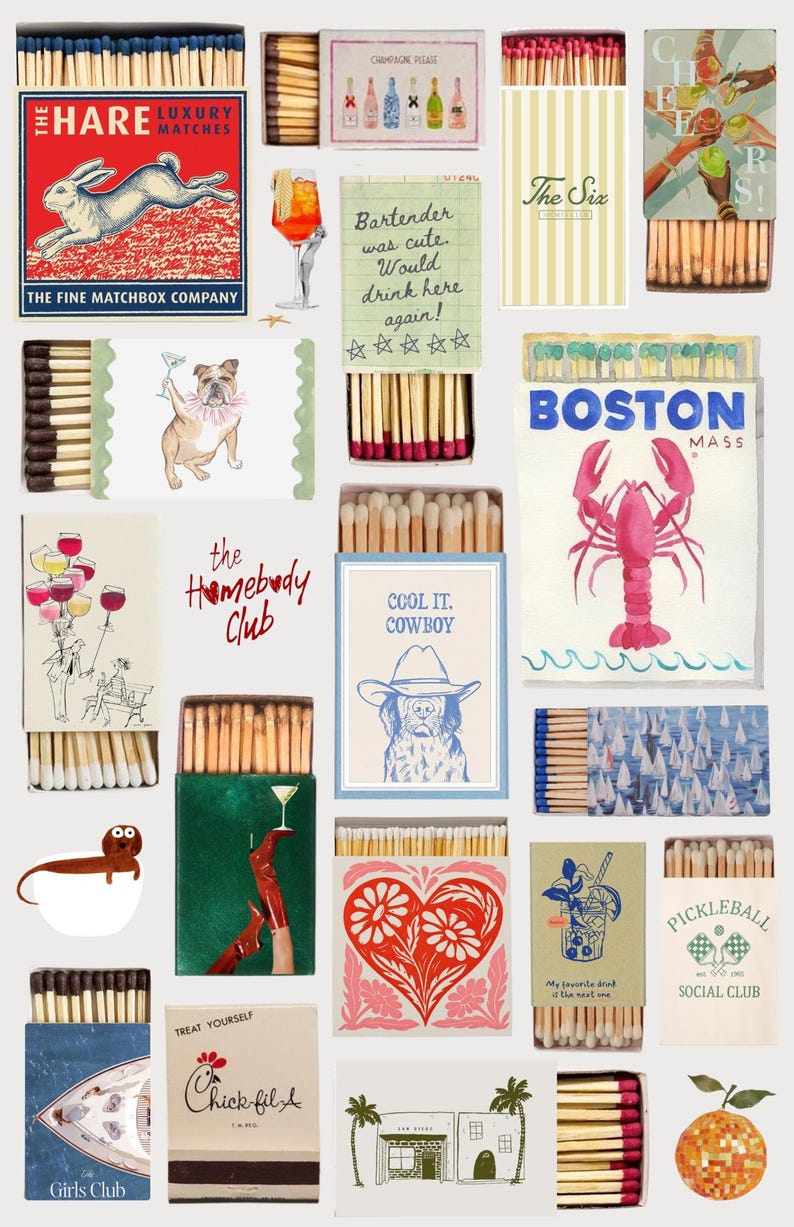 Custom Trendy Matchbox Art Print – Personalized Birthday or Anniversary ...