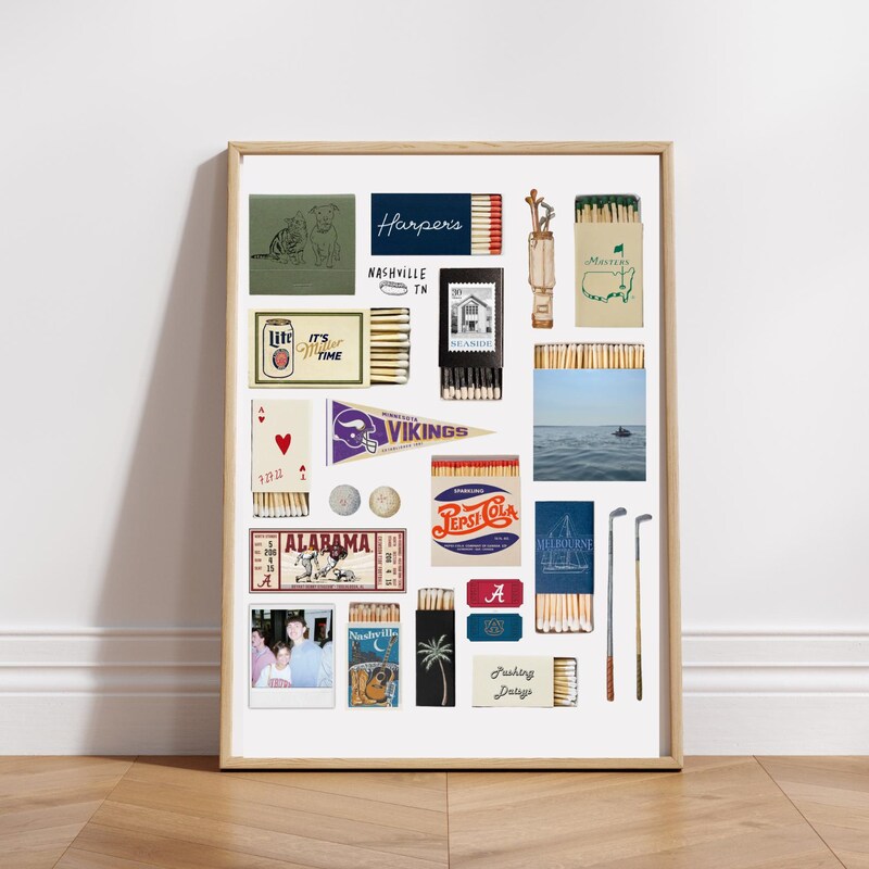 Matchbox Collage - Etsy