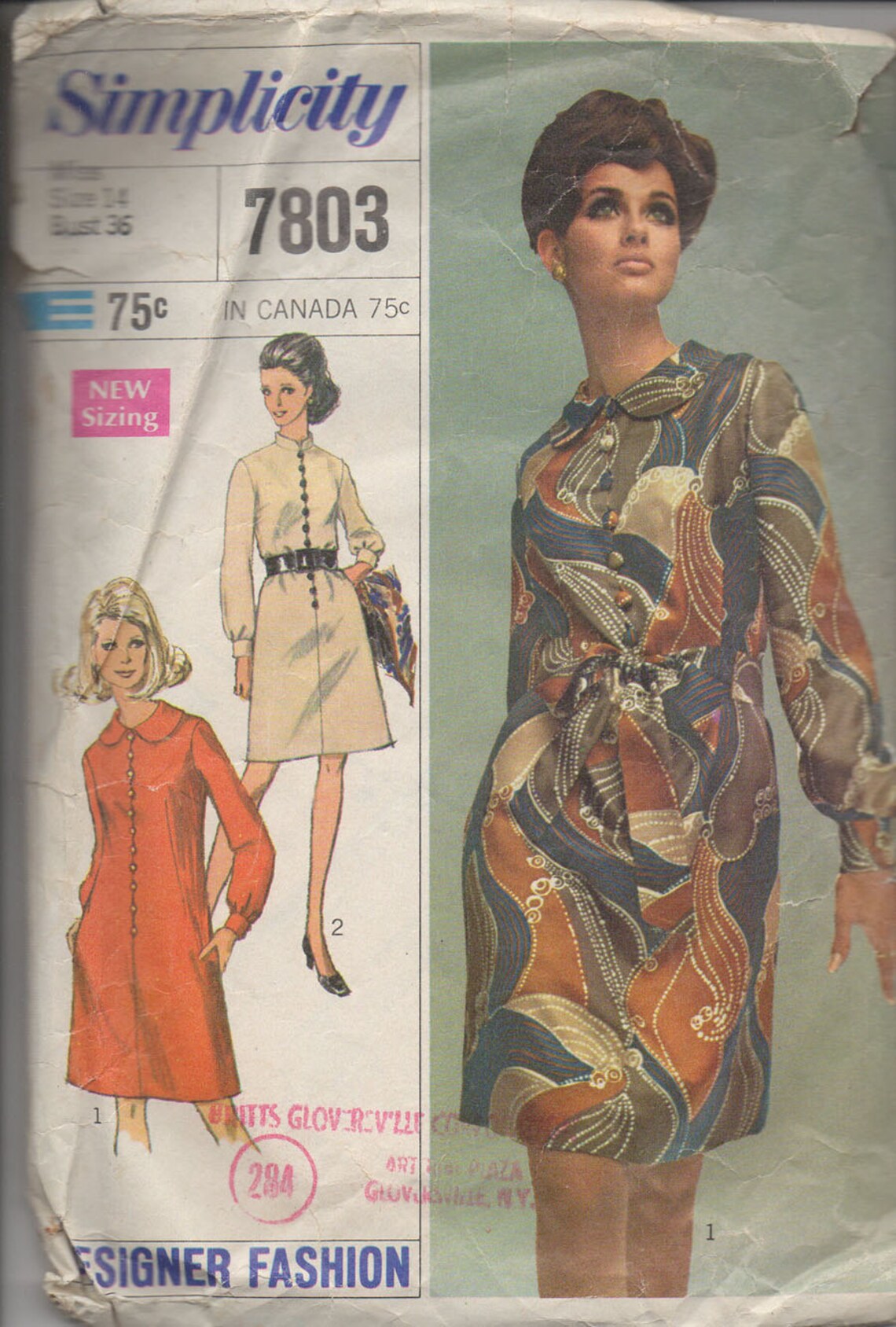 Simplicity 7803 1960's Dress - Etsy
