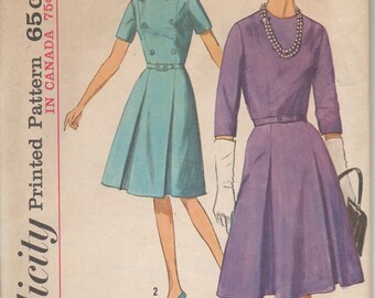 Vintage Early 1960's Sewing Pattern Simplicity 3156 Dress - Etsy