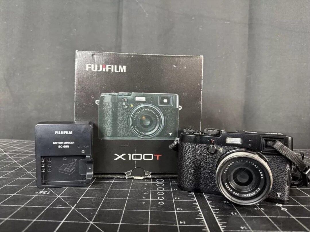 Fujifilm X100T 16.3MP Compact Digital Camera Black - Etsy
