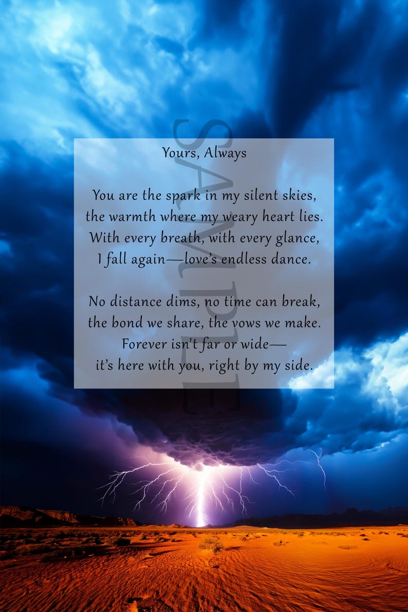 Love Poem: Yours, Always - Etsy
