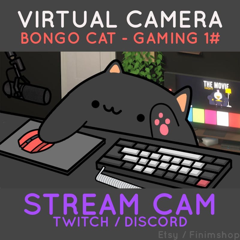 Art Bongo Cat - Etsy