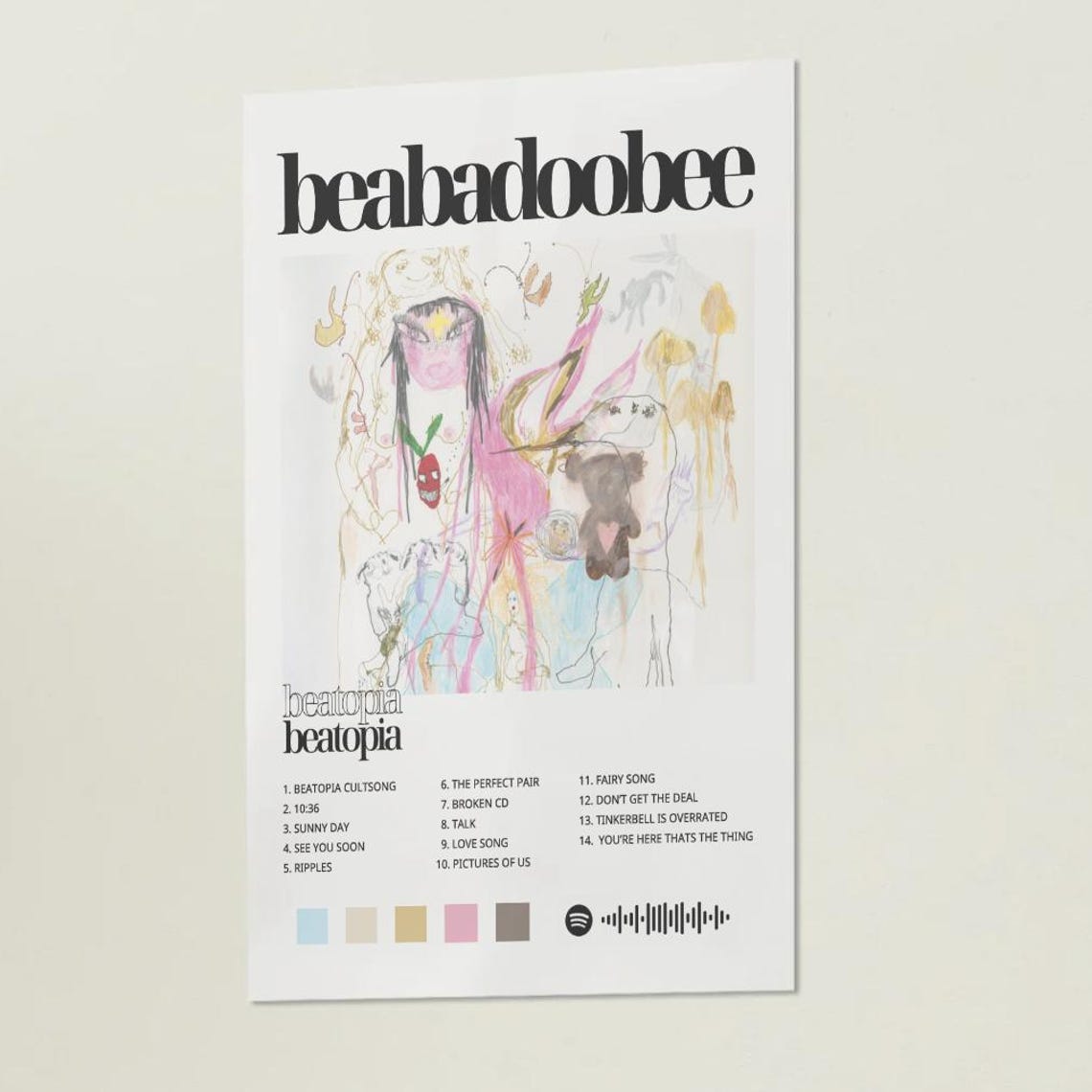 Beabadoobee Album Poster - Beatopia - Etsy
