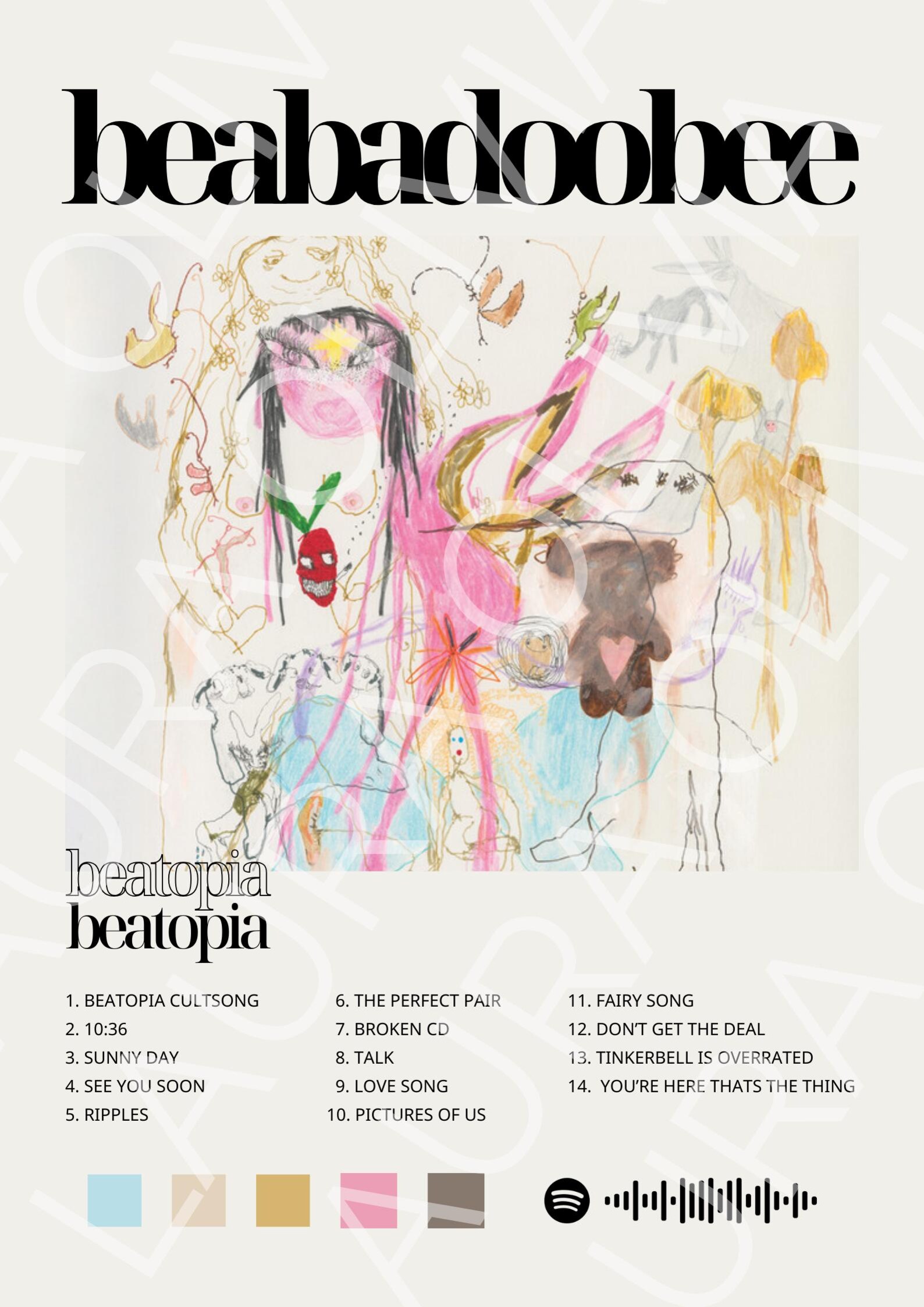 Beabadoobee Album Poster - Beatopia - Etsy