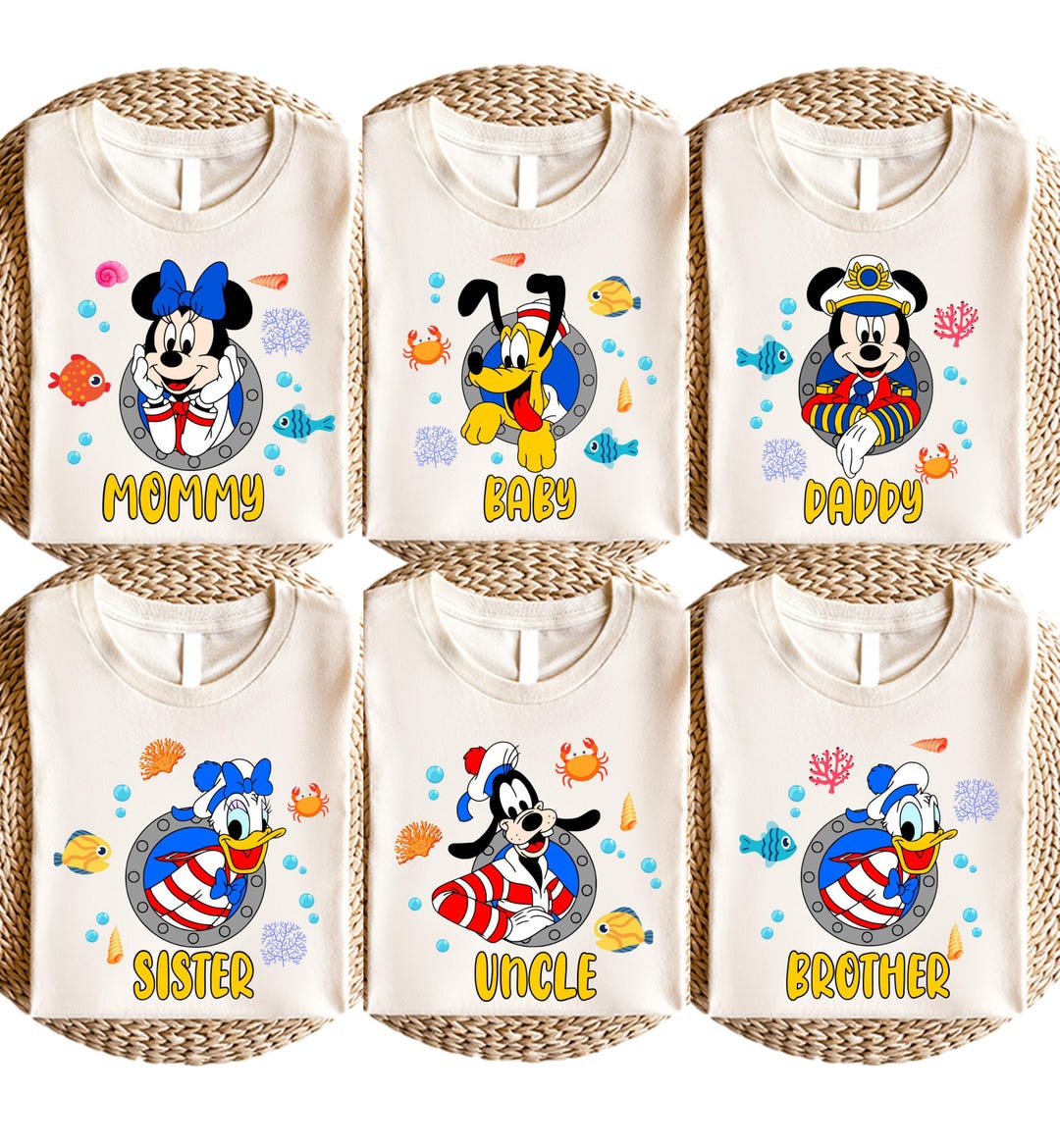 Disney Cruise Family Shirts Matching Mickey Boat Trip Tees Custom ...