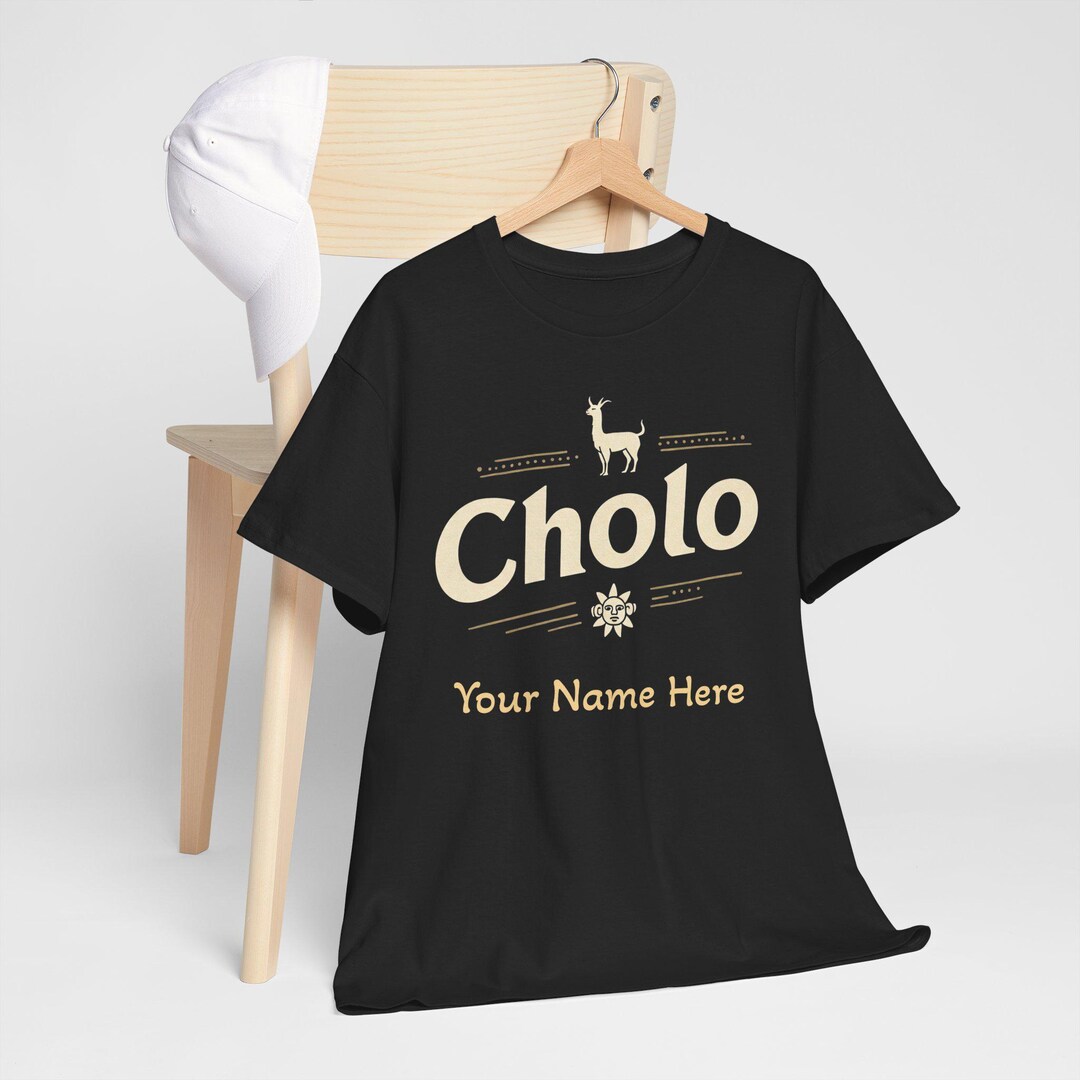Personalized Cholo Peruvian Heritage T-shirt, Ethnic Pride Tee ...