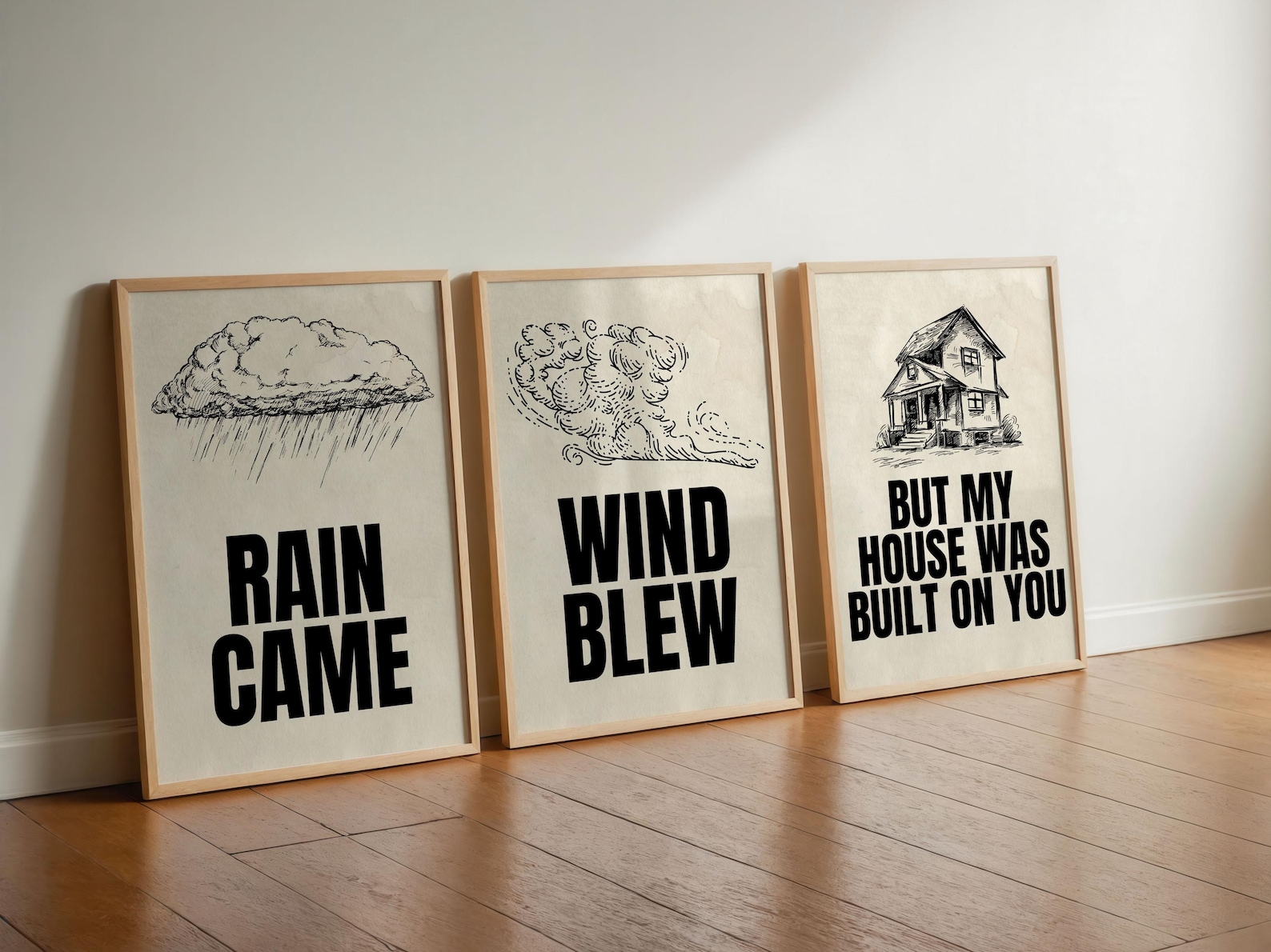 Bible Verse Scripture Firm Foundation Song Lyric DIGITAL PRINT Vintage ...