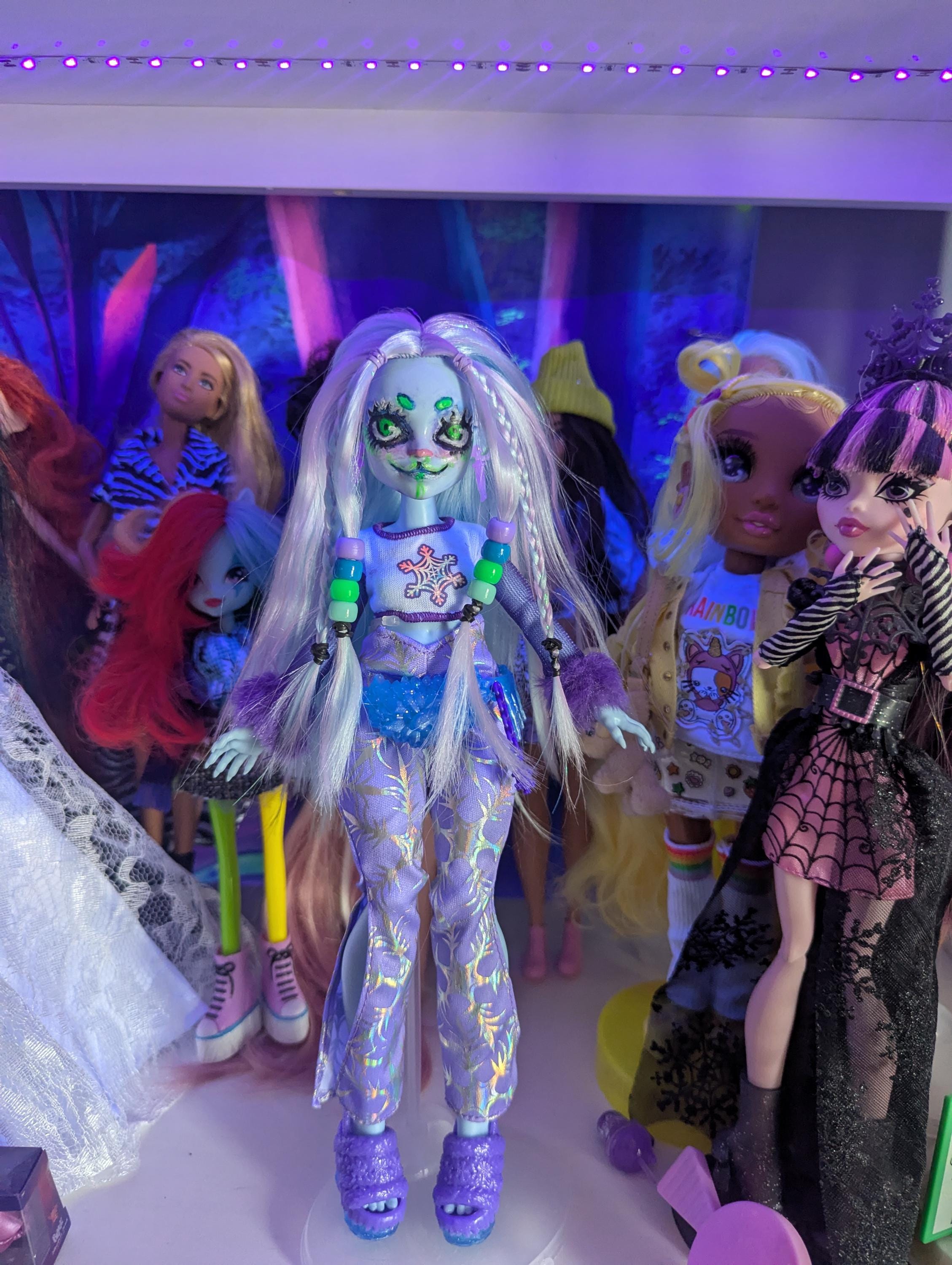 Repainted OOAK Abby Bominable Monster High G3 Doll - Etsy