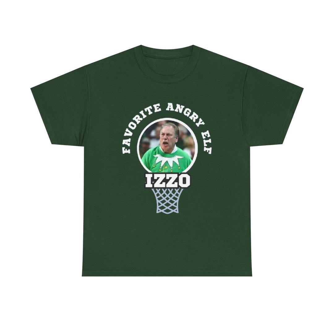 Tom Izzo Angry Elf Funny Basketball Tee, Sports Fan Gift Shirt, College ...