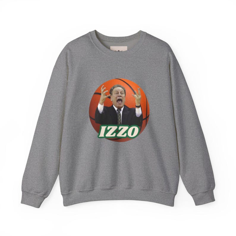 Funny Tom Izzo Michigan State Basketball Sweatshirt, Unisex Crewneck ...