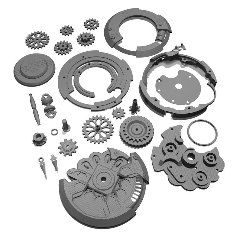 Ekko's Stopwatch From Arcane, Model for 3D Printing, With Working Hands ...