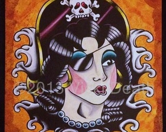 Pirate Pin up Girl - Etsy