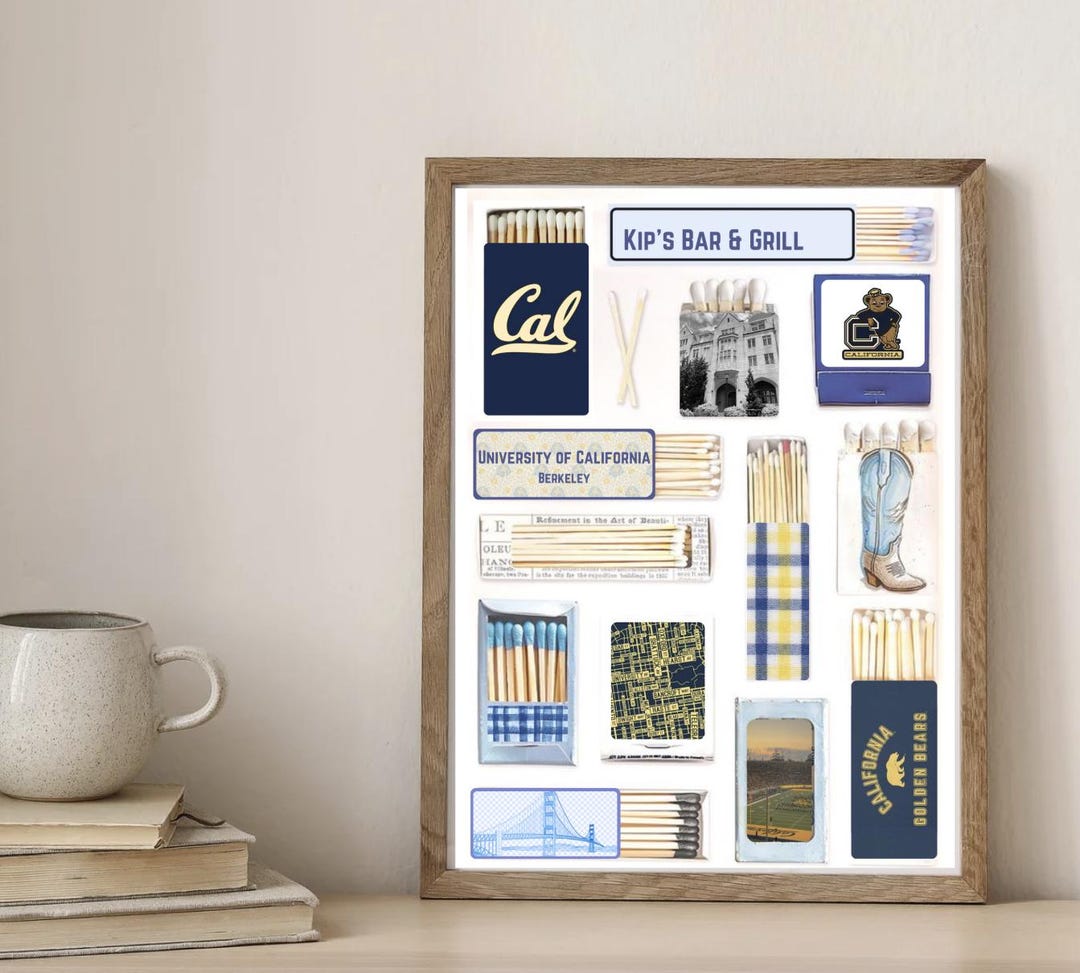 UC Berkeley Matches Digital Print - Etsy