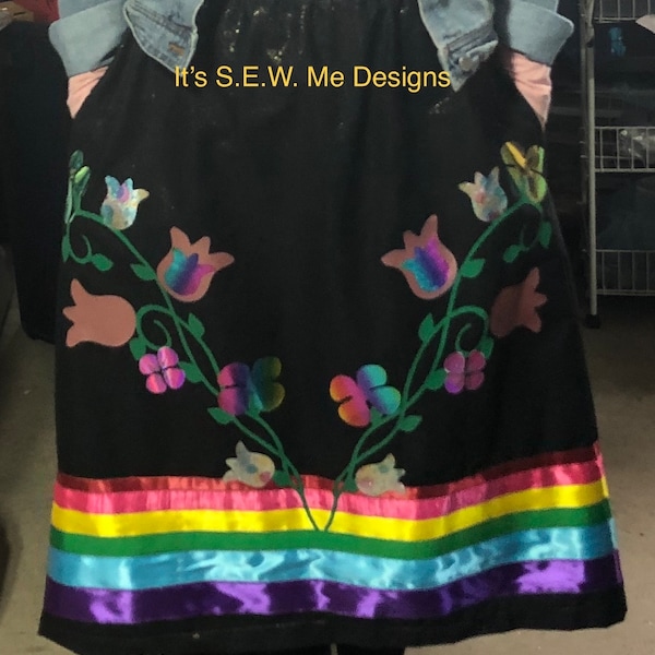 Native Ribbon Skirt - Etsy