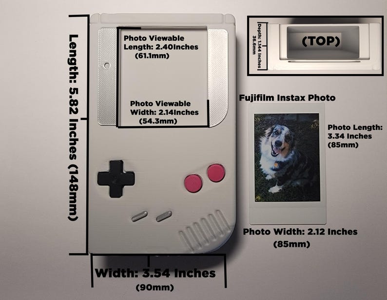 Game Boy Photo Frame and Holder - Etsy