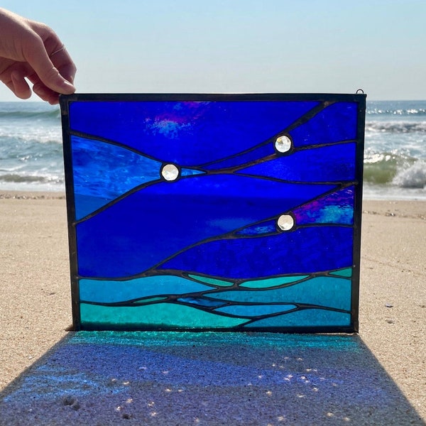 Stained Glass Night Sky - Etsy