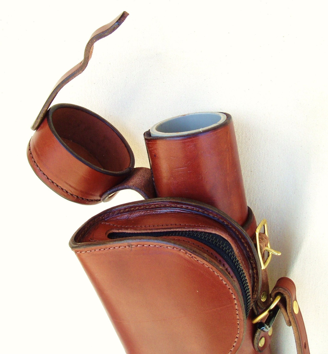 Handmade Leather Fly Rod/reel Case - Etsy