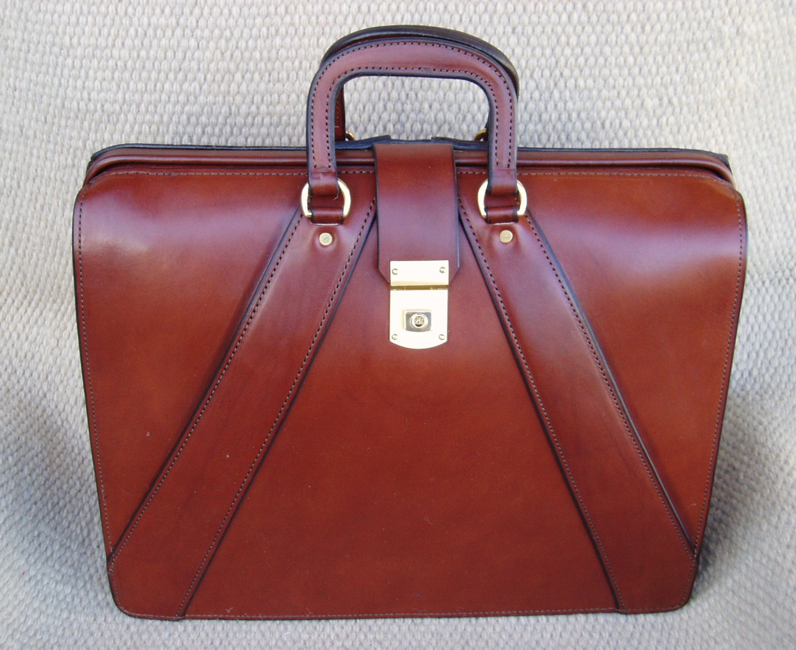 Handmade Bridle Leather Valise Style Briefcase - Etsy