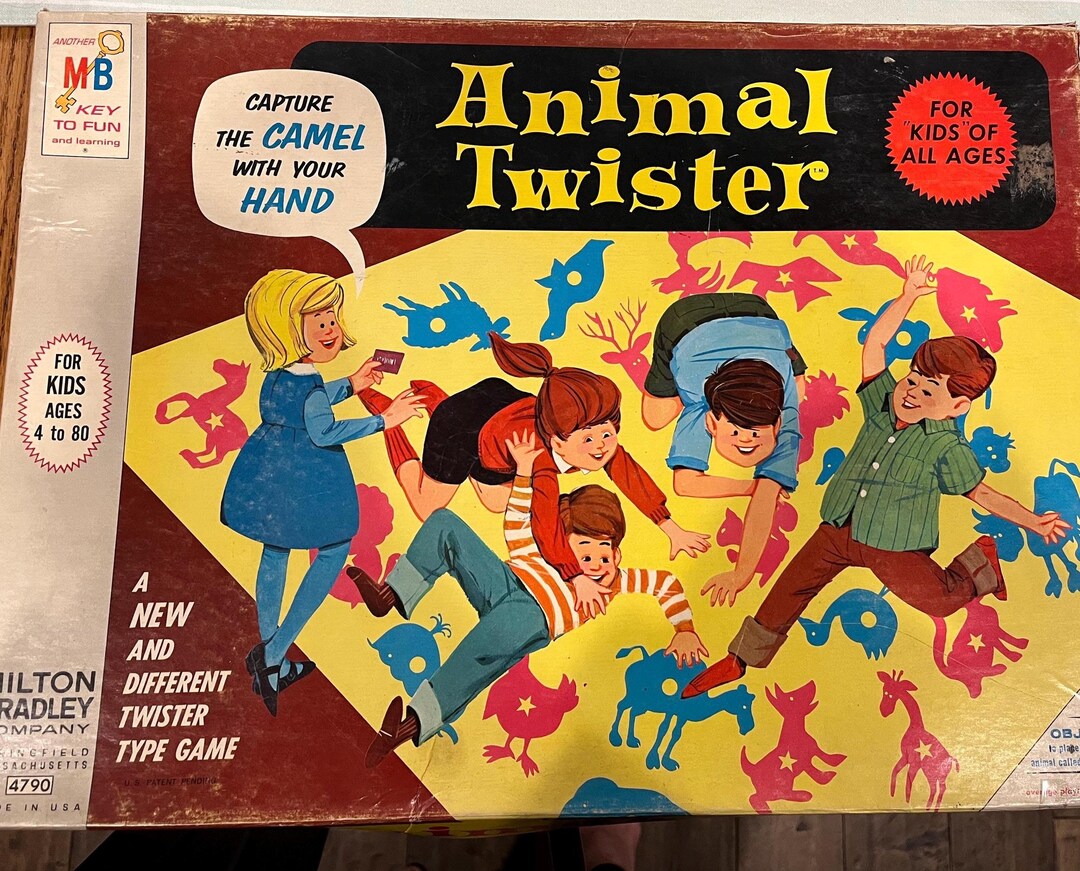 Vintage 1960’s Animal Twister - Etsy
