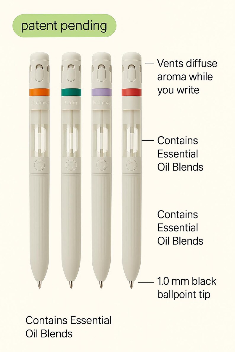Lavender Aromatherapy Pen | Anxiety Relief Tool | Calming Focus ...