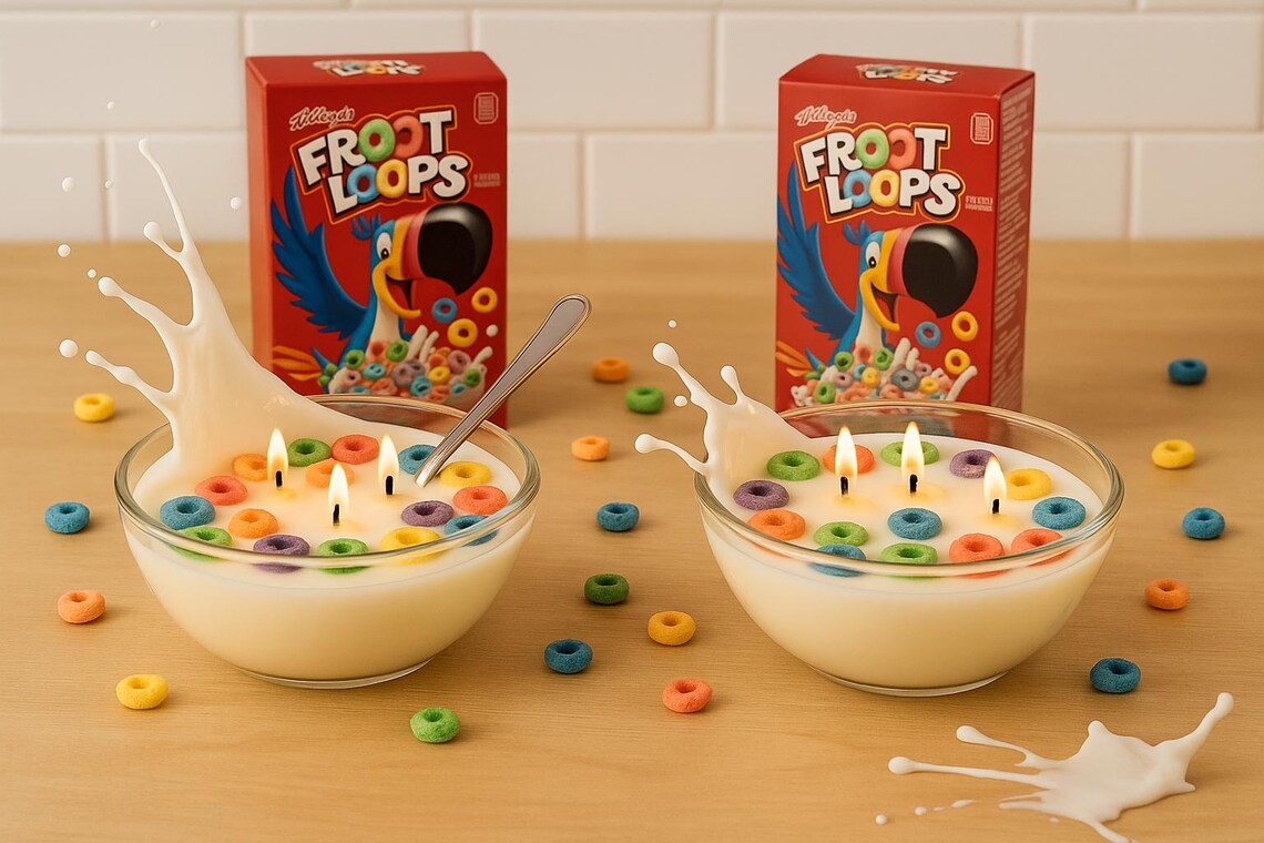 Fruit Loops Tudy Scented Candle- – 16oz Hand-poured Soy Candle - Etsy