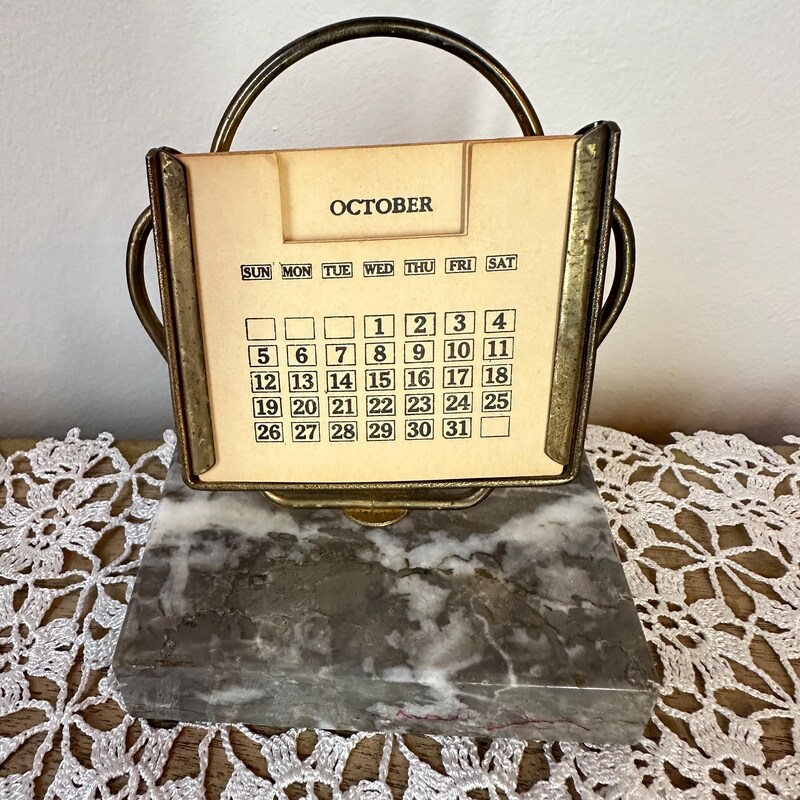 Brass Perpetual Calendar - Etsy