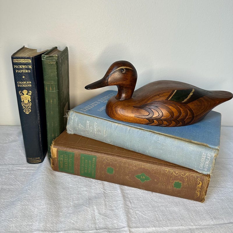 Carved Duck Decoys Signed - Etsy