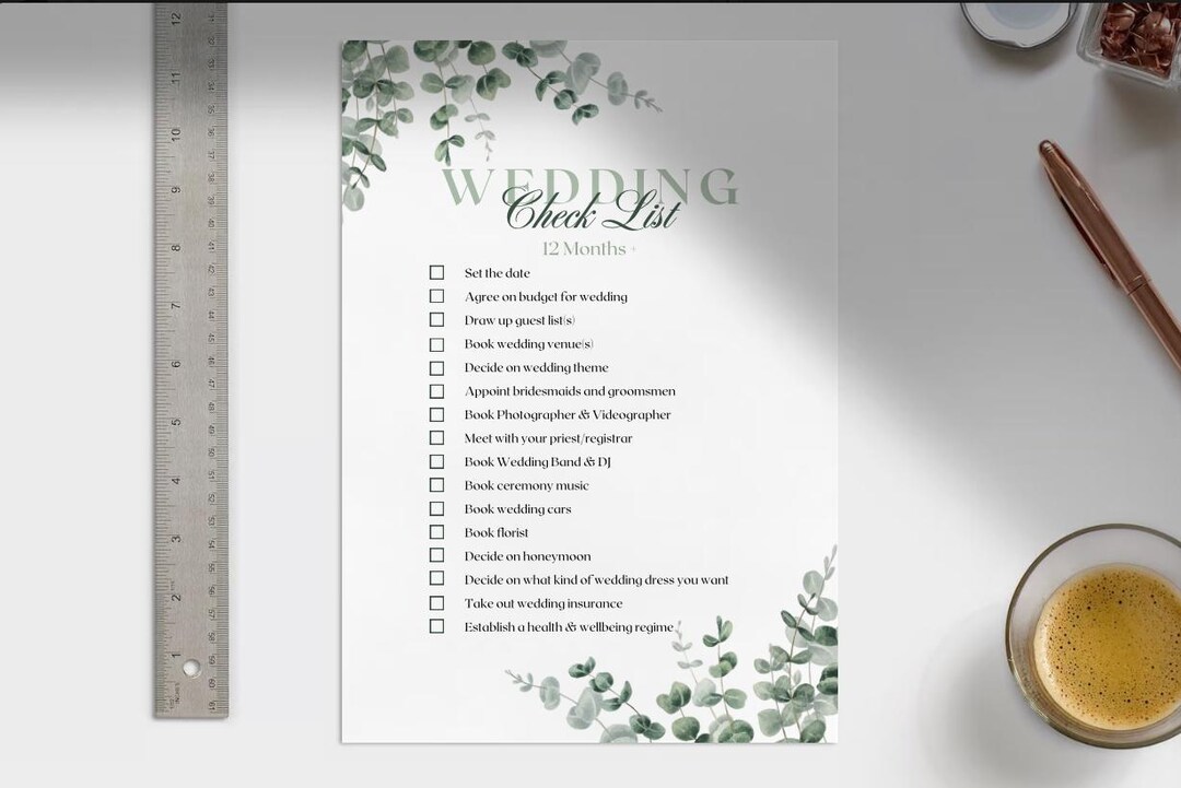Irish Wedding Checklist - Etsy