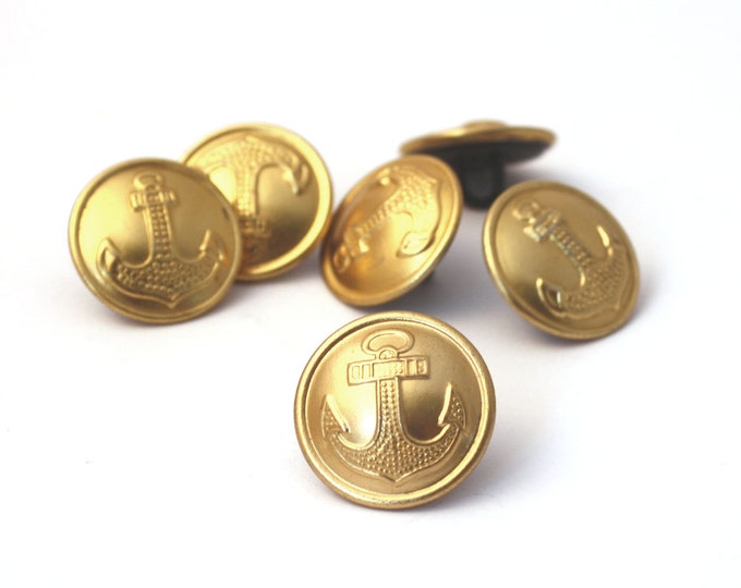 Navy Army Uniform Buttons, Gold Color Navy Buttons, Soviet Russia USSR ...