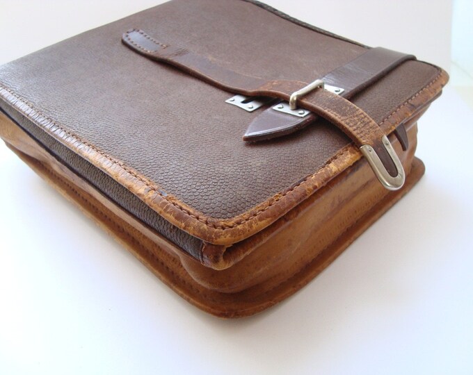 Soviet Russian Army OFFICER Old Leather MAP BAG CCCP Military RARE - Etsy
