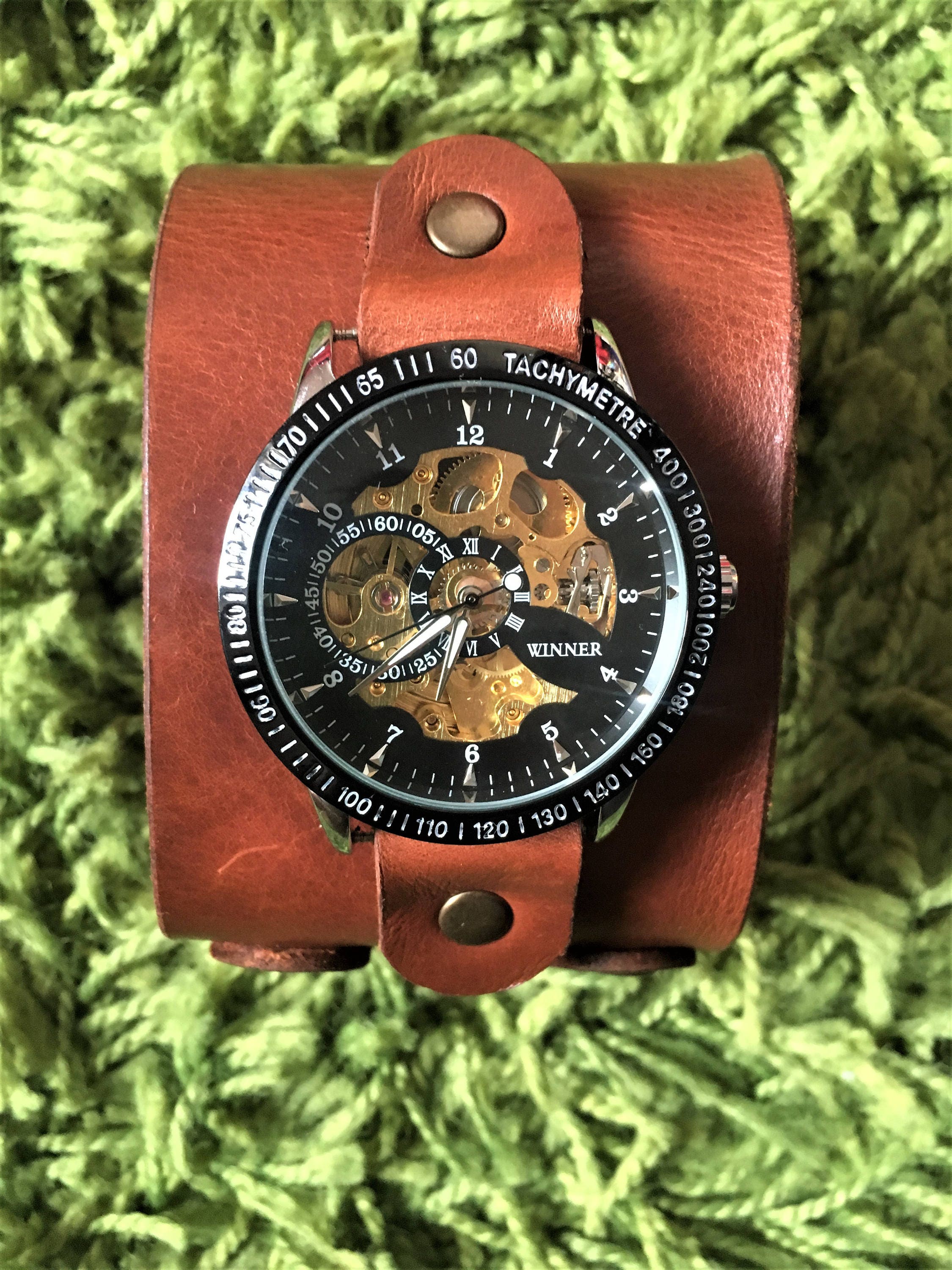 Engraved Watch Personalized Watch Skeleton Watch - Etsy